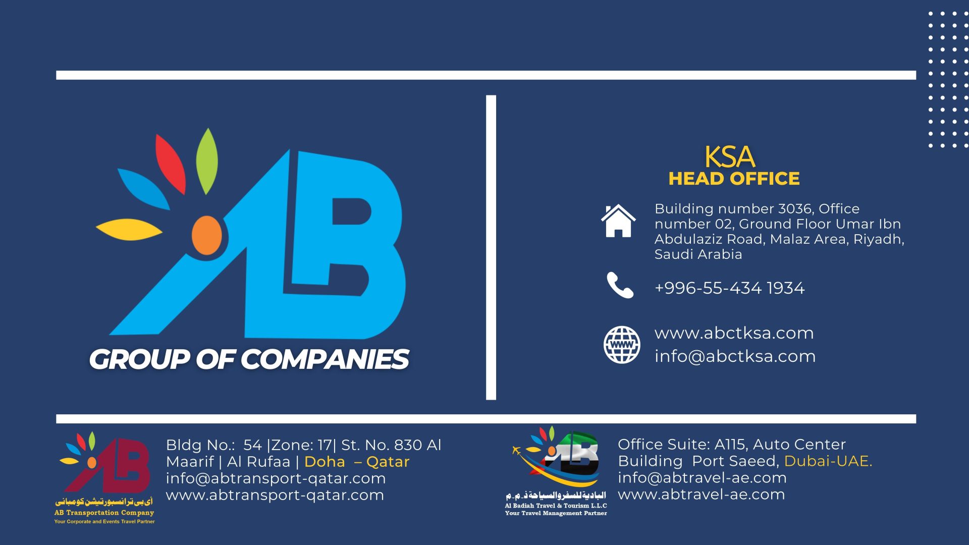 AB Transportation - World Luxury Travel Awards